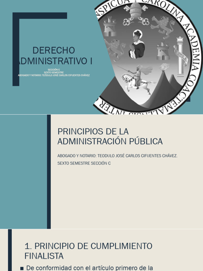 3 PRINCIPIOS DE LA ADMINISTRACIÓN PÚBLICA | PDF | Administración ...
