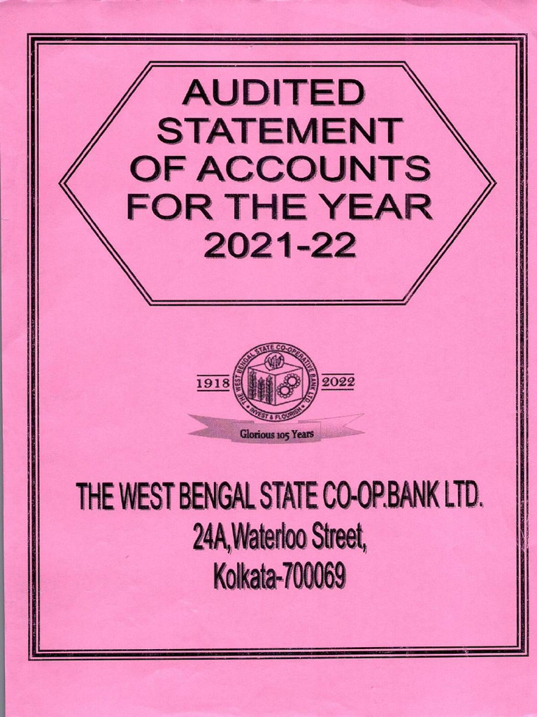 Audited Accounts 2021-22 | PDF