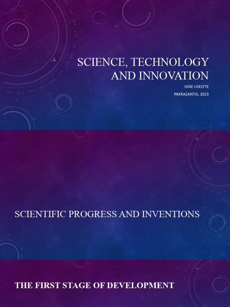 Science, Technology and Innovation | PDF | Artificial Intelligence ...