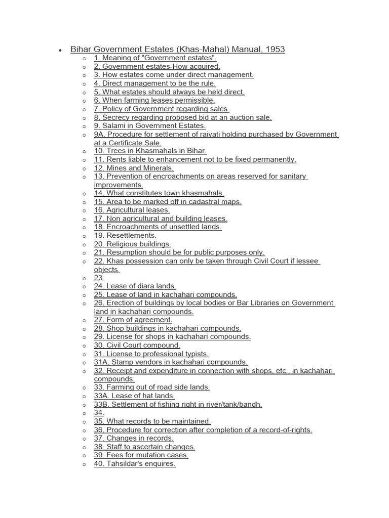 Estate manual | Download Free PDF | Lease | Leasehold Estate