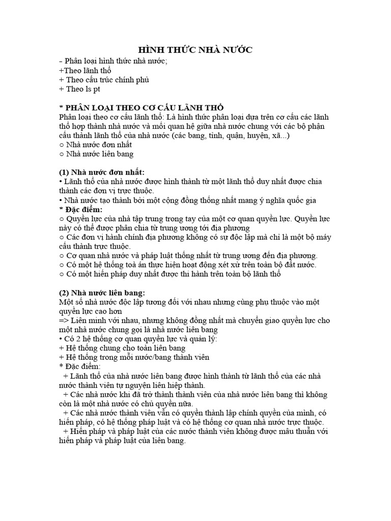 Hình TH C Nhà Nư C | PDF