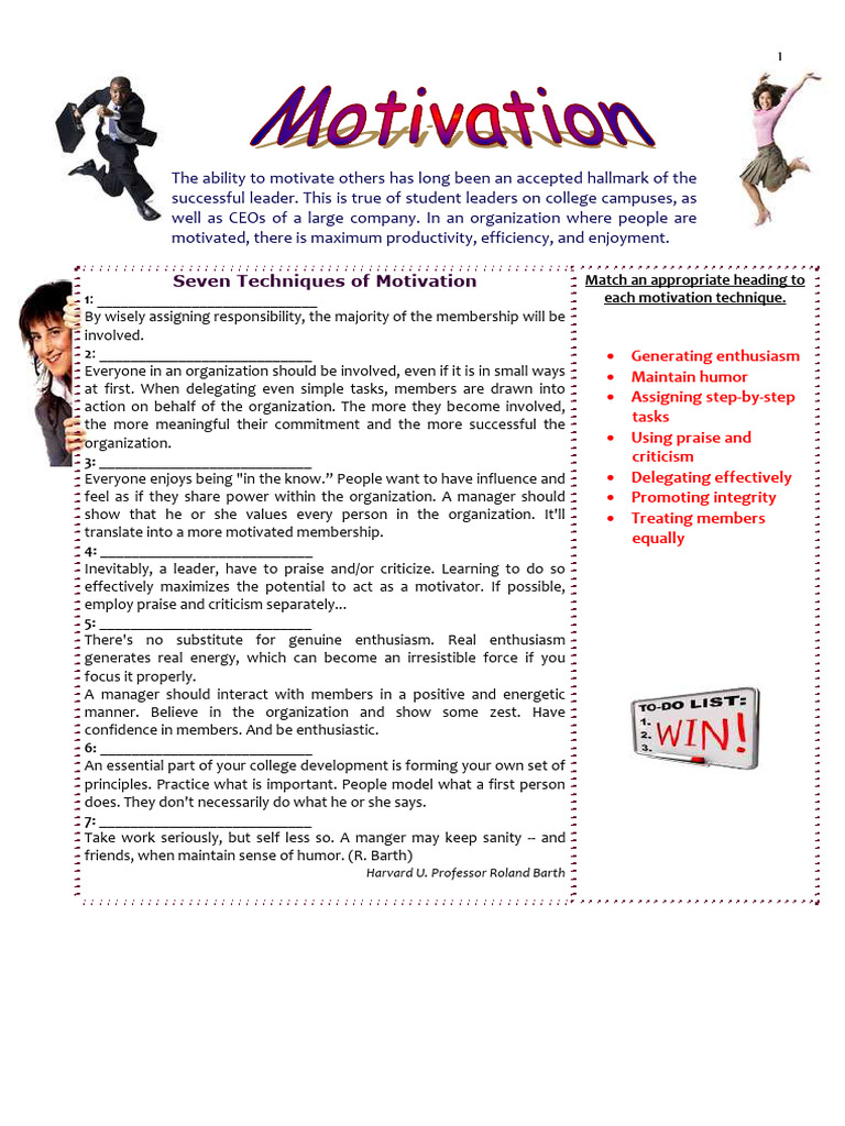 Business Motivation | PDF | Motivation | Motivational