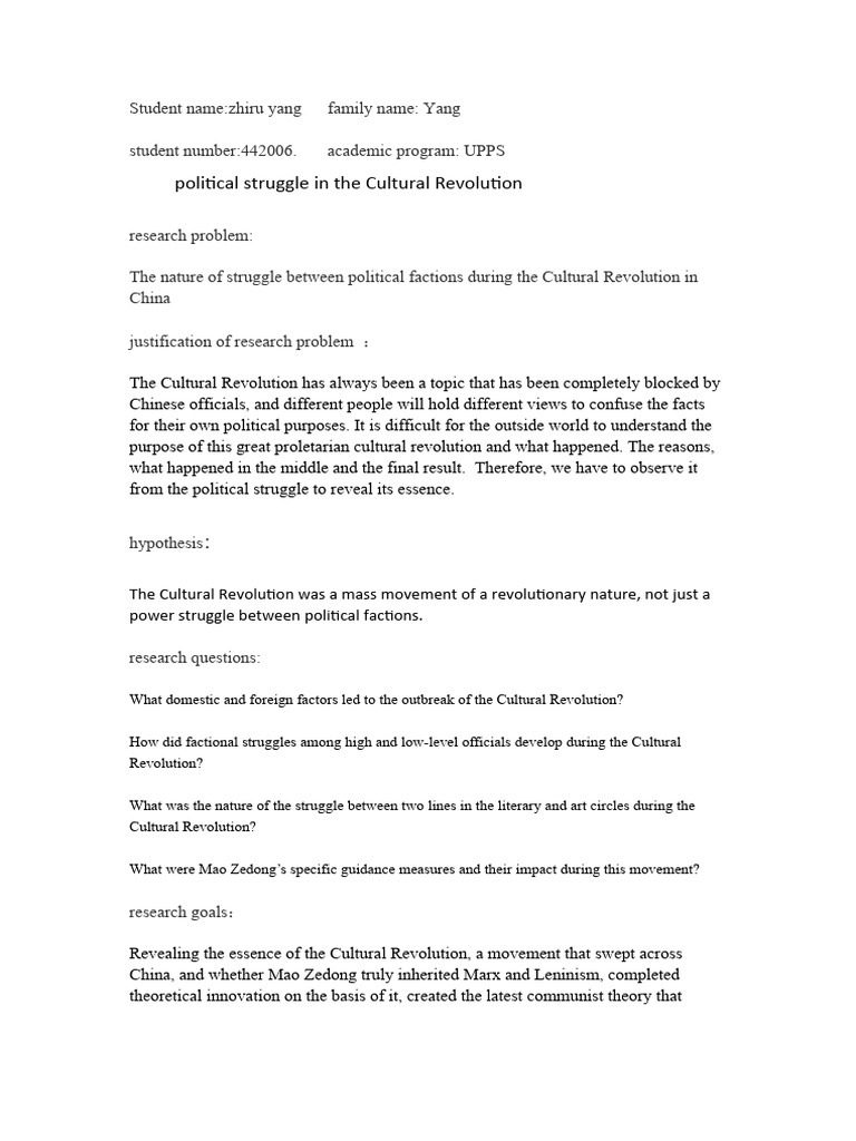 新建 DOCX 文档 | PDF | Mao Zedong | Cultural Revolution