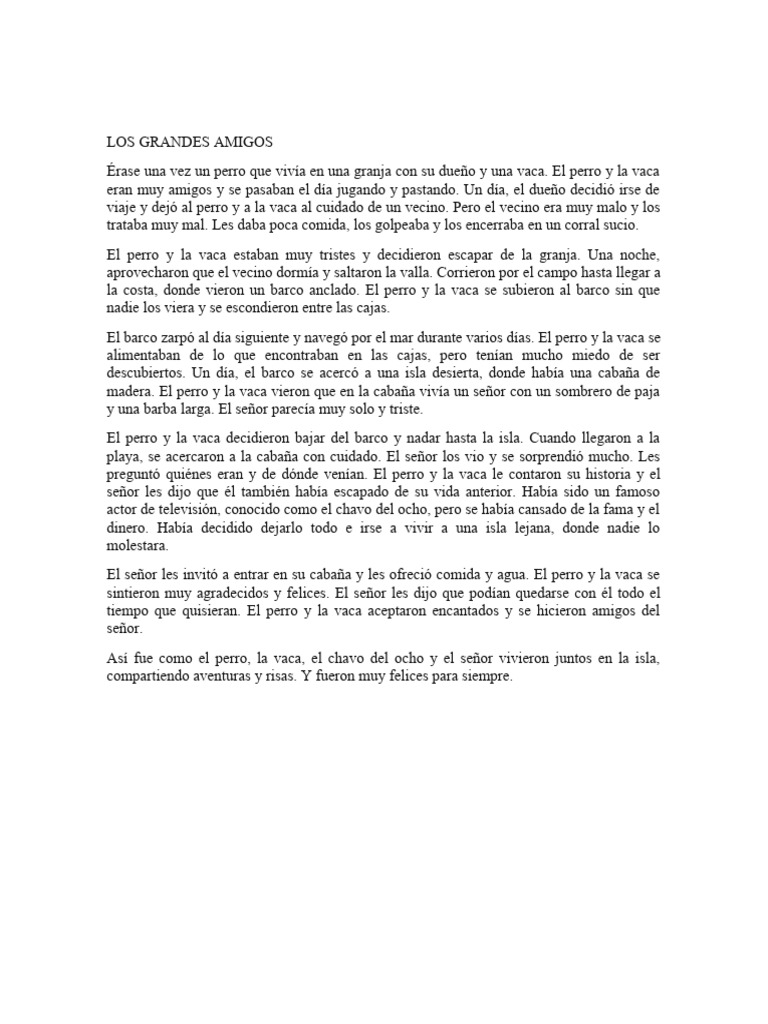 cuento chavo del ocho | PDF