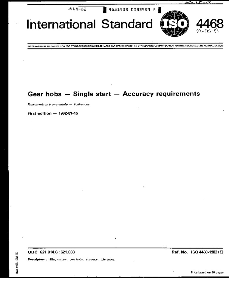 Iso 4468 1982 | PDF