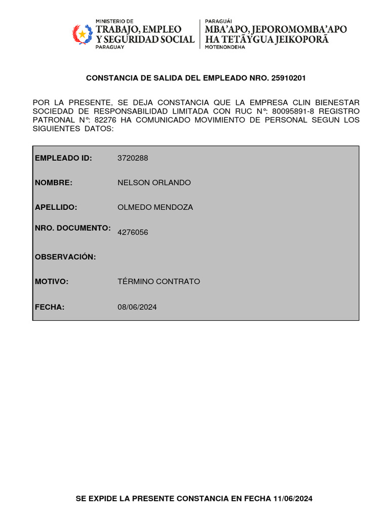 Nelson Olmedo Baja Mtess | PDF | Negocios | Finanzas y dinero