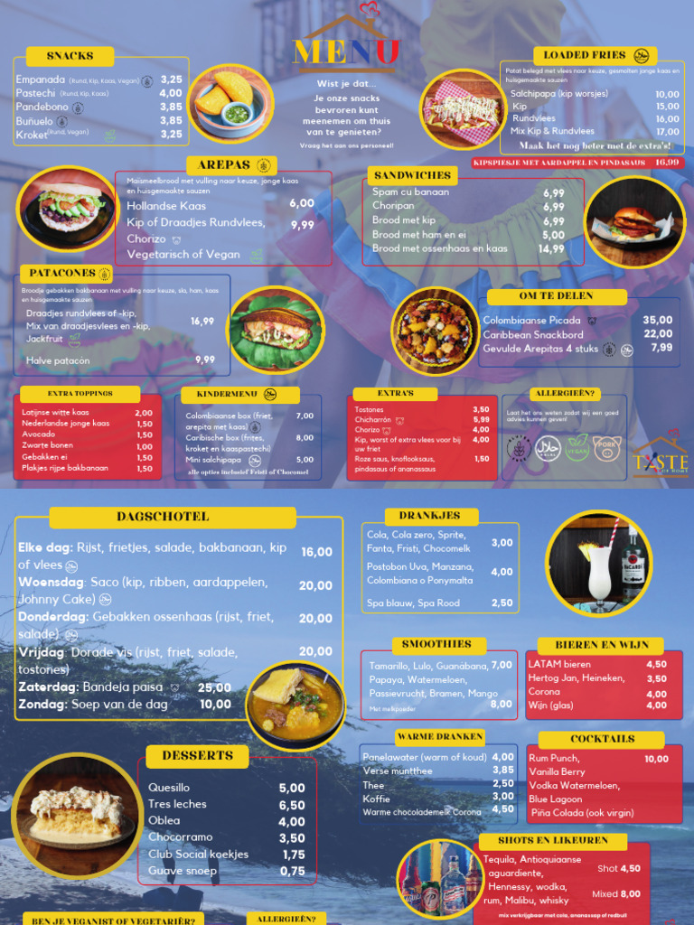 Menu V2 (21 X 14.8 CM) (Nederlands) | PDF