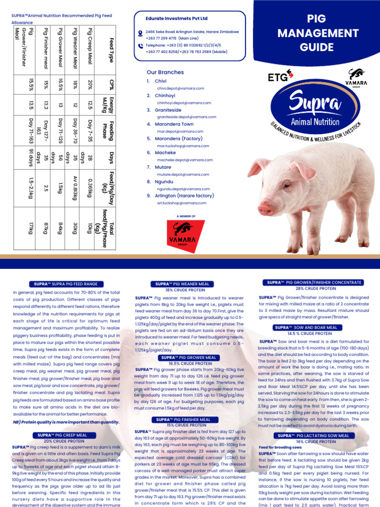 Piggery | PDF | Pig | Weaning