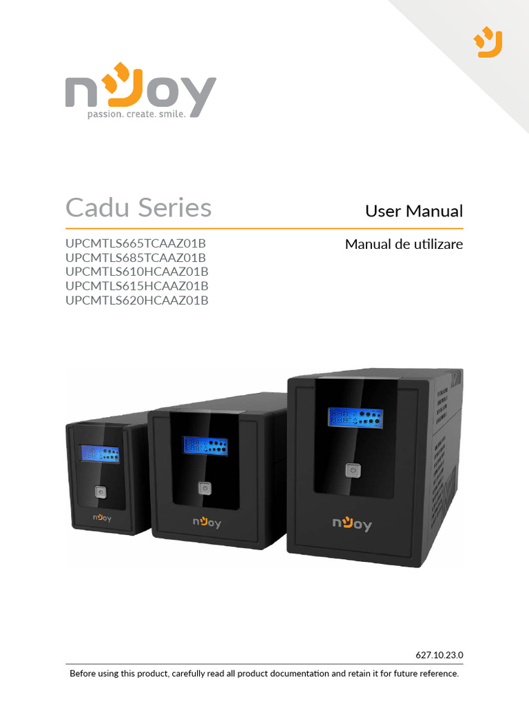 Cadu Series - User Manual | PDF | Ac Power Plugs And Sockets | Mains Electricity