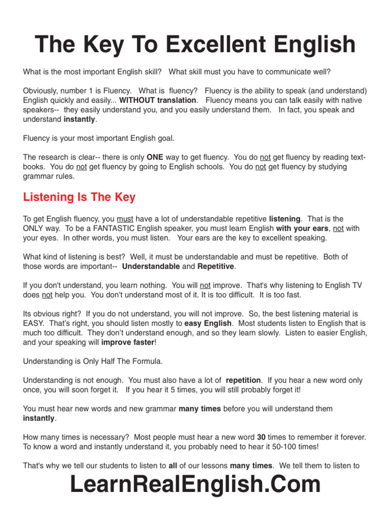 Learn Real English | PDF