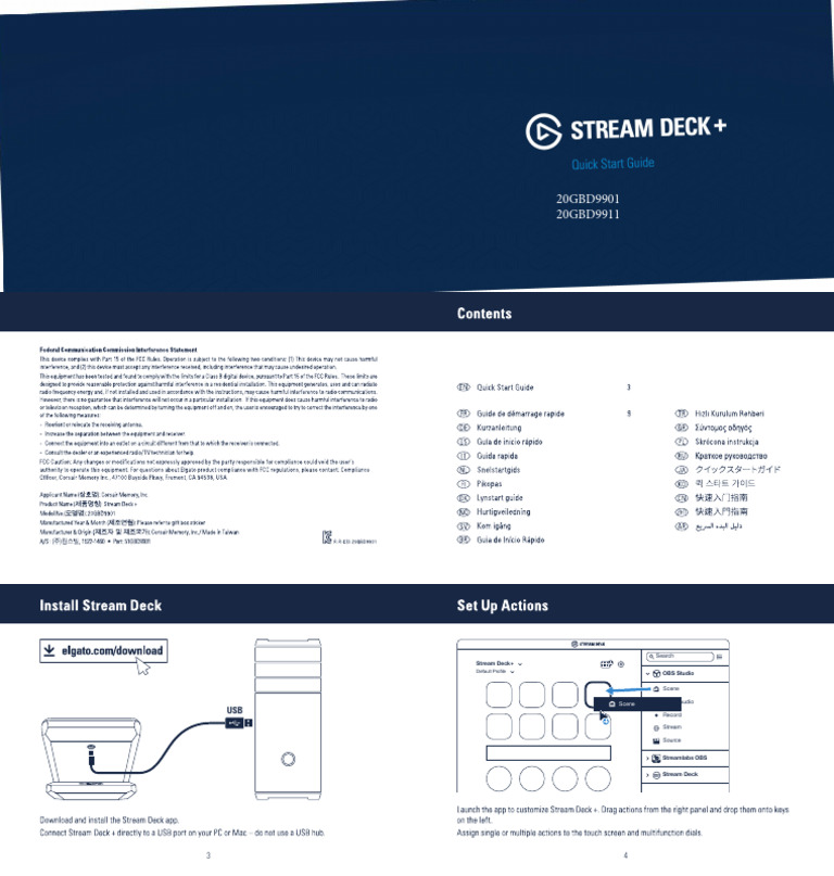 Stream Deck QSG | PDF | Software | System Software