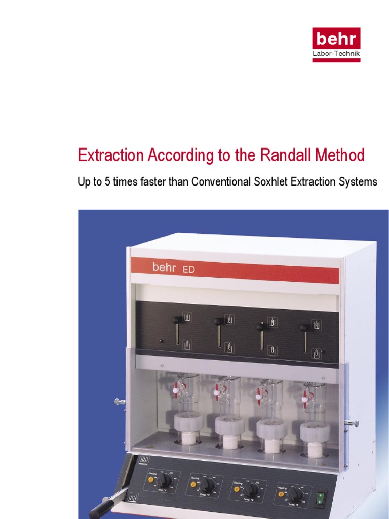 Behr Labor Technik Randall Method | PDF