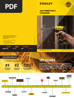 Stanley Power Tools Catalog 2025 | PDF | Drill | Tools