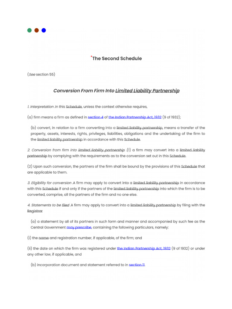 The Second Schedule | PDF