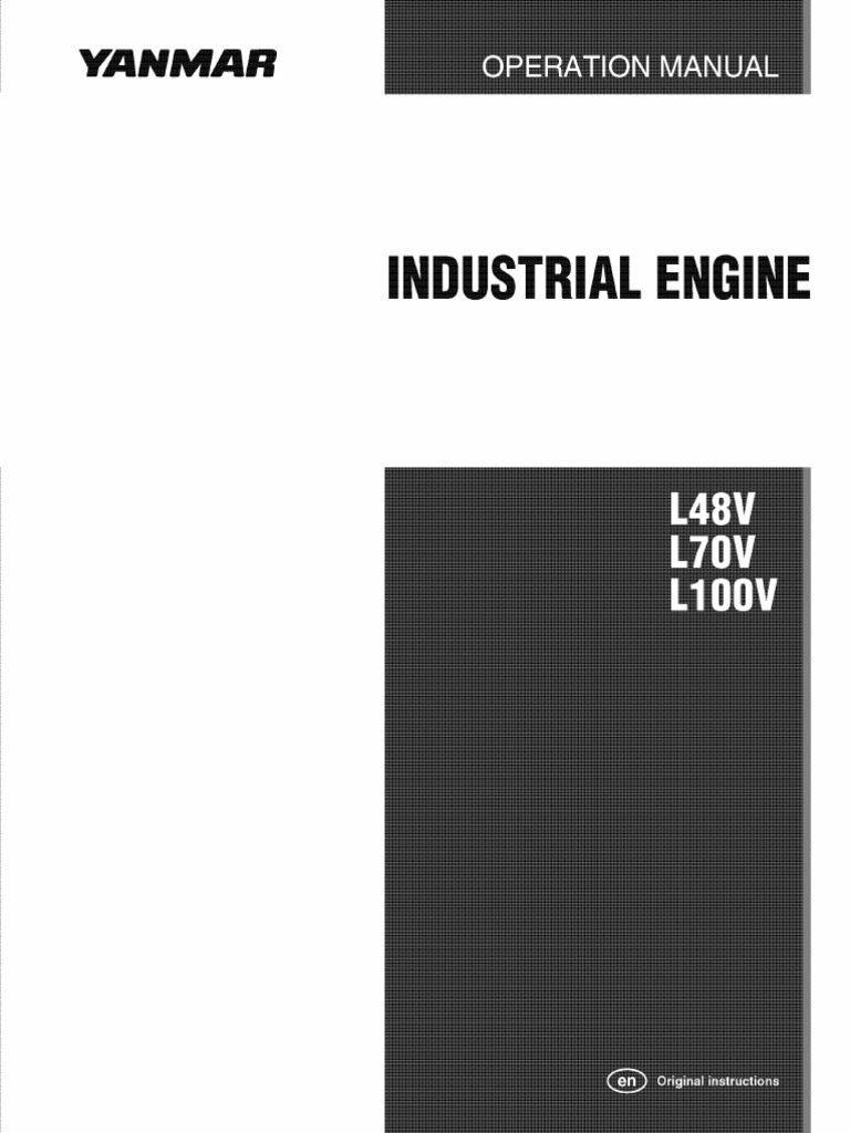 Yanmar l48v l70v l100v GB | PDF