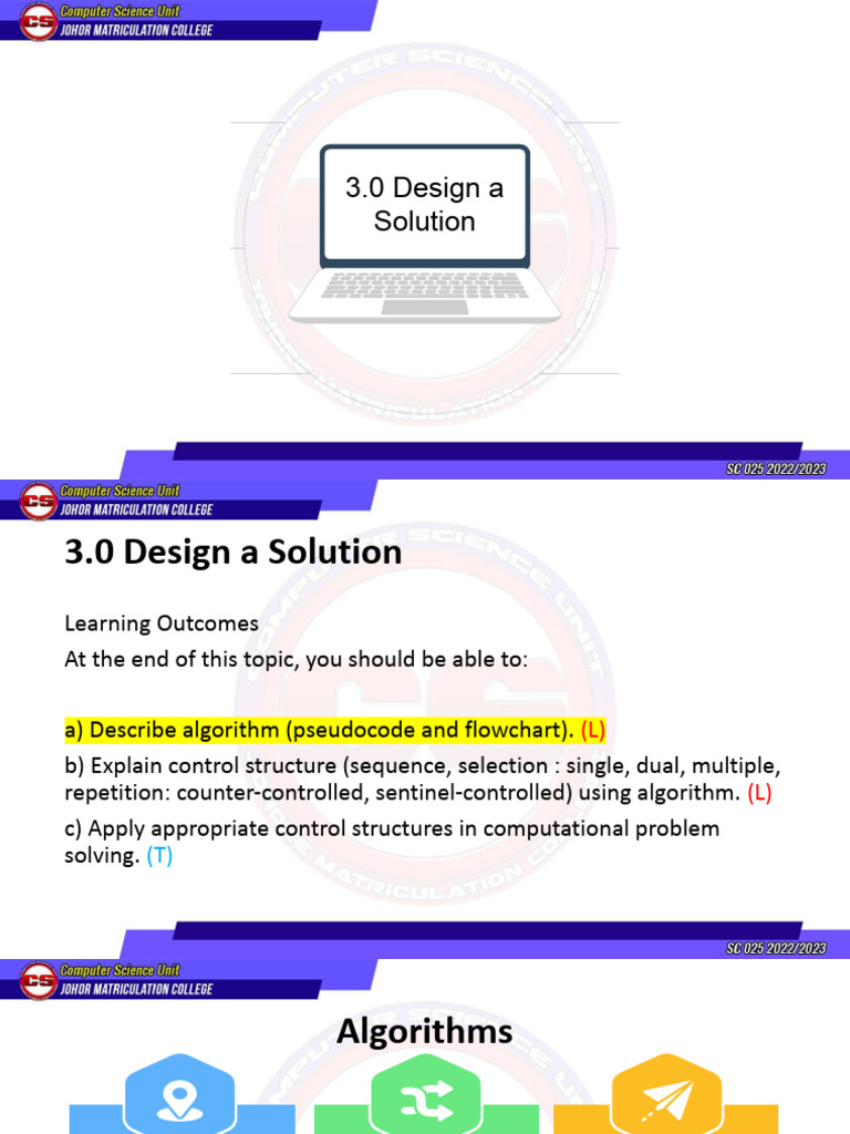 Designing Algorithms with Pseudocode & Flowcharts | PDF | Algorithms ...
