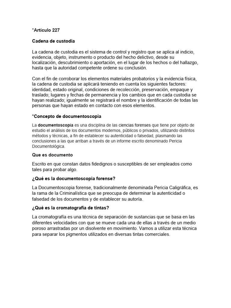 tarea documentoscopia | PDF