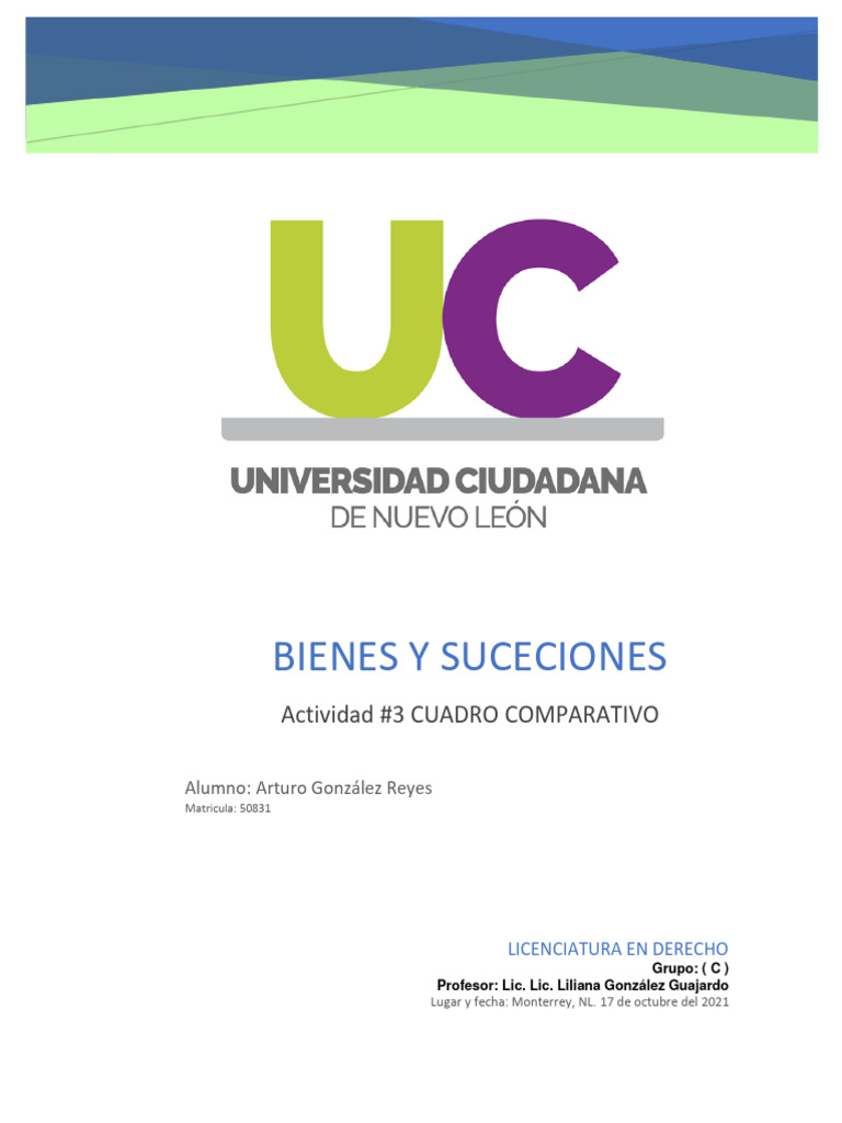 A3 - Cuadro Comparativo - AGR | PDF | Condominio | Propiedad
