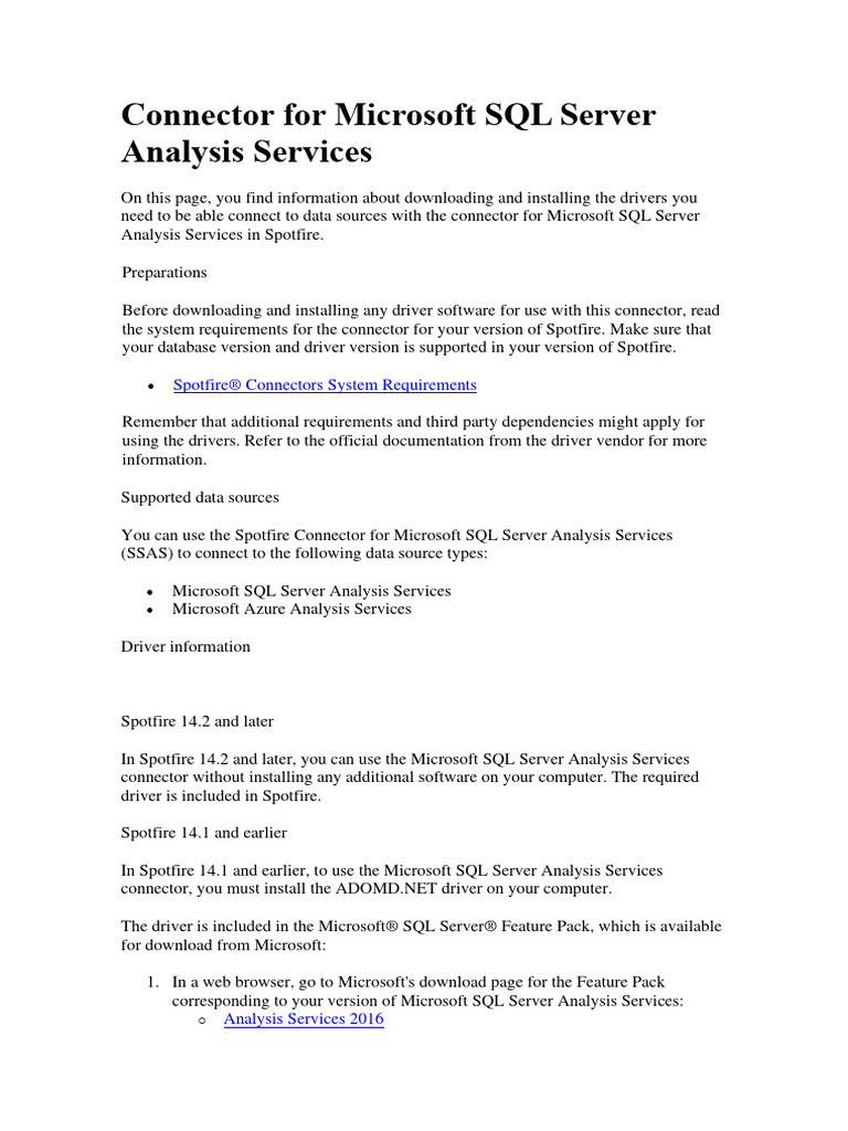 Spotfire Analyses | PDF | Technology & Engineering