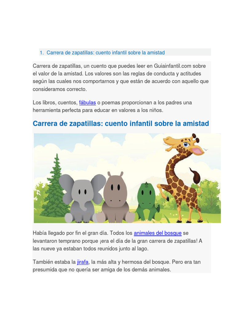 Cuentos Cortos Descargar Gratis Pdf Educación De La Primera Infancia