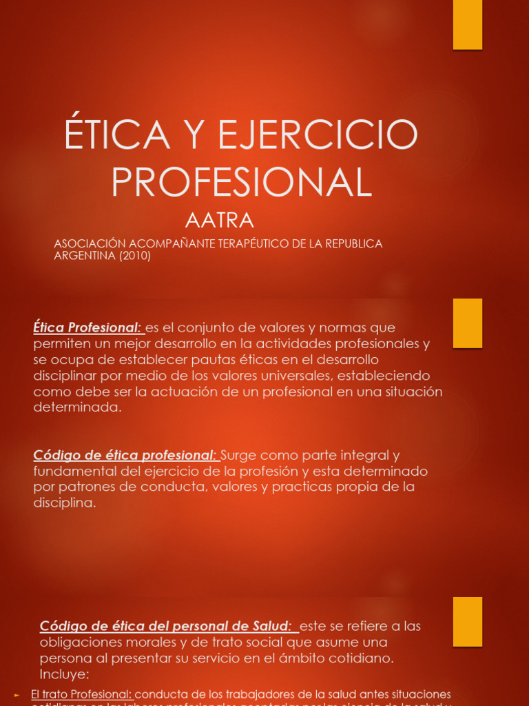 etica profesional | PDF | Comportamiento | Ética profesional