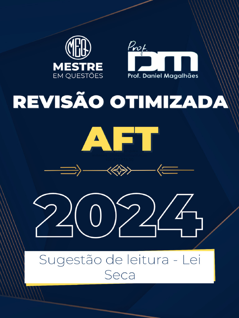 Guia Simplificado para o Estudo Da Lei Seca - ATUALIZADO | PDF ...
