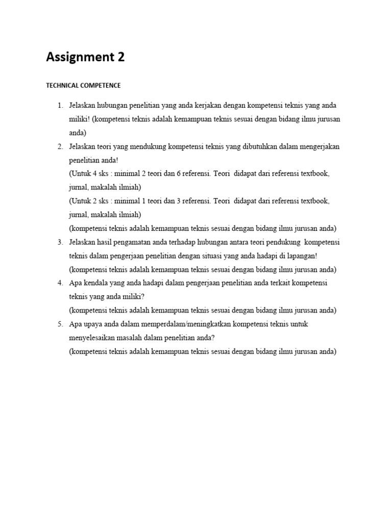 Assignment Bulan 2-TC-RS | PDF