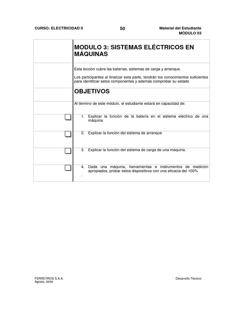 Electricidad II Material Del Estudiante - MODULO 03.1 | Descargar gratis PDF | Corriente ...