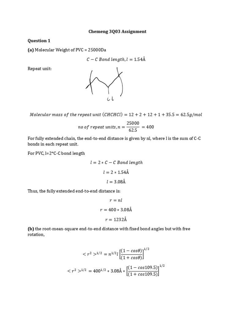 Chemeng 3Q03 Assignment 3 | PDF | Solubility | Solvent