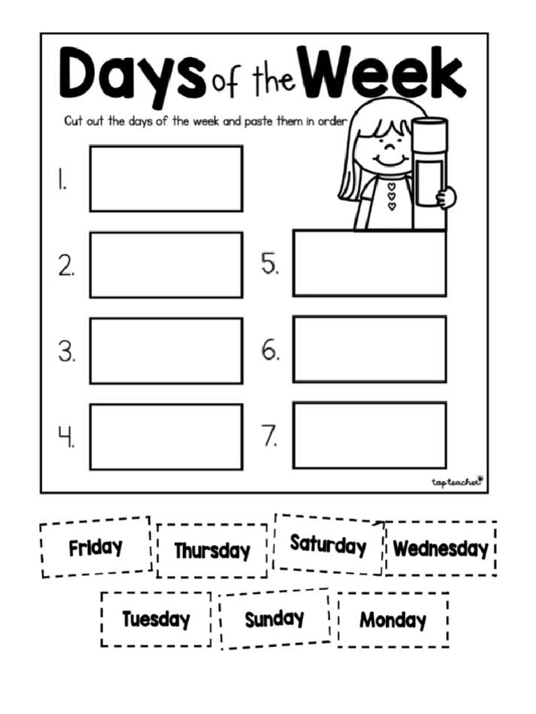 Days of The Week | PDF