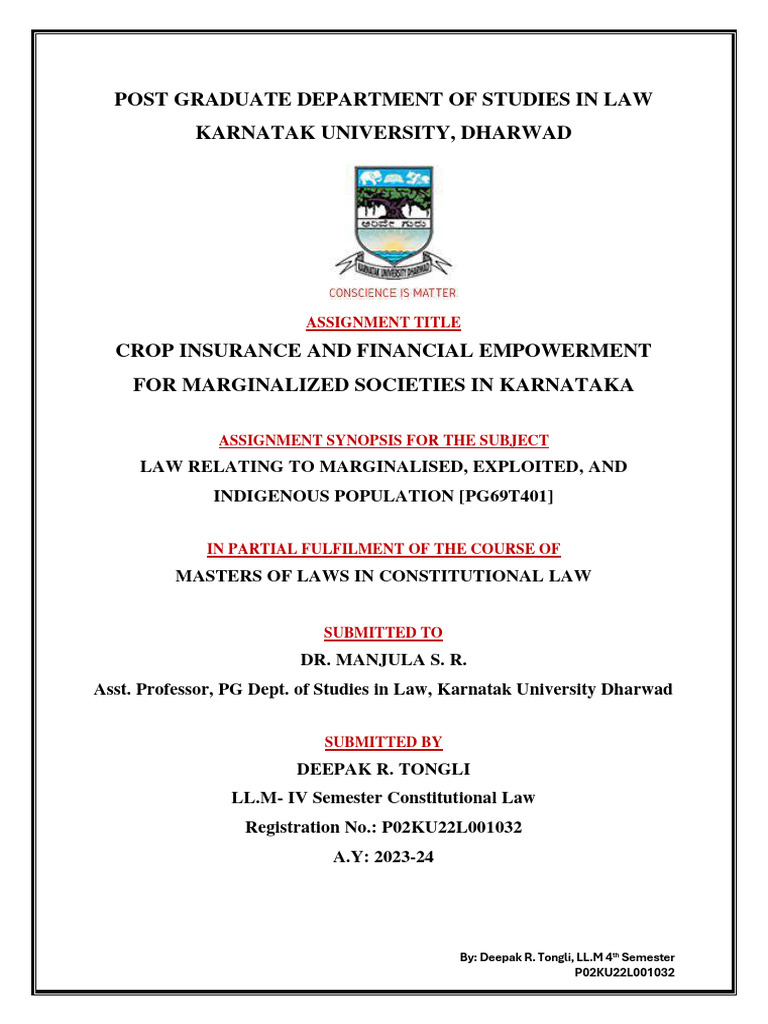 Synopsis - LRMEIP - DRT - LLM Assignment | PDF | Financial Inclusion | Social Exclusion