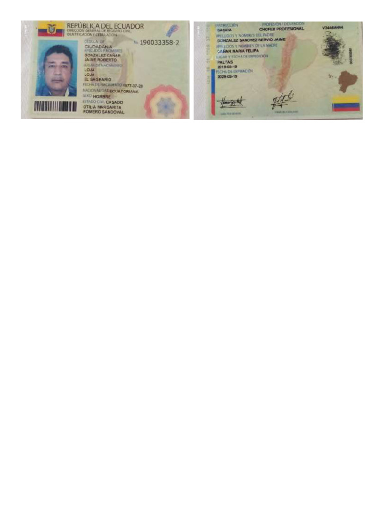 Cédula Don Jaime | PDF