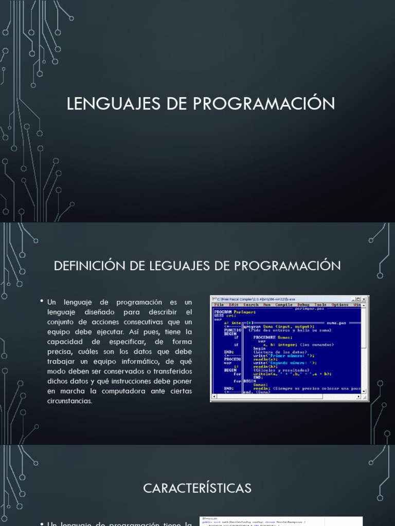 Lenguajes_programacion | Descargar gratis PDF | Lenguaje de ...