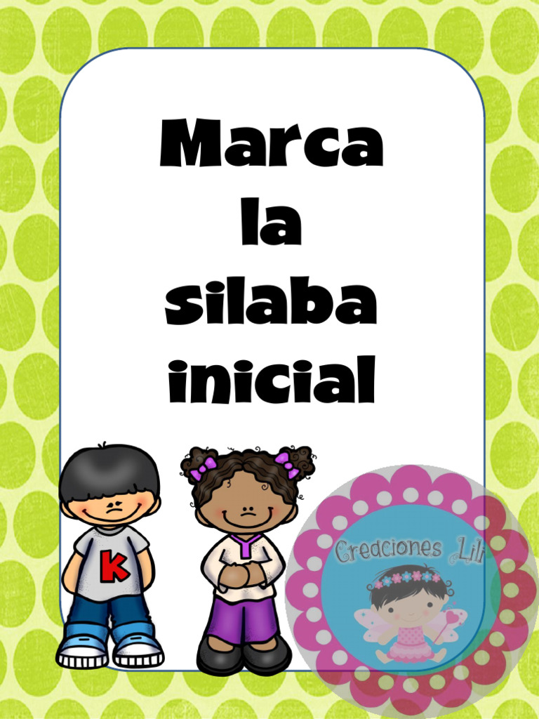 Sonido Silabico Inicial Pdf