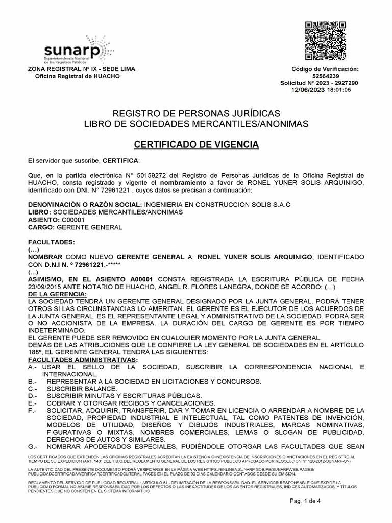 Vigencia 180523 | PDF