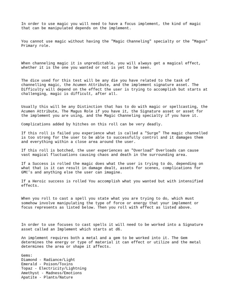 Magic | PDF | Gemstone | Materials
