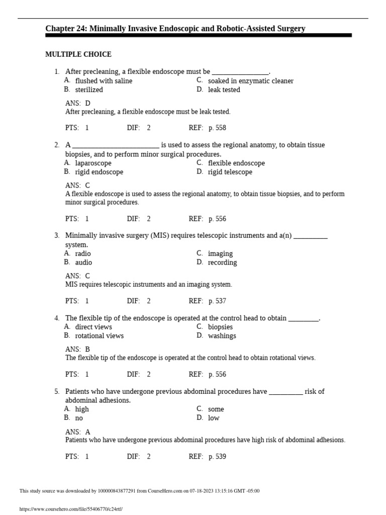 Chapters 21-22 CH | PDF | Surgery | Medical Procedures
