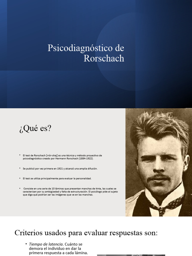 El Test de Rorschach | PDF