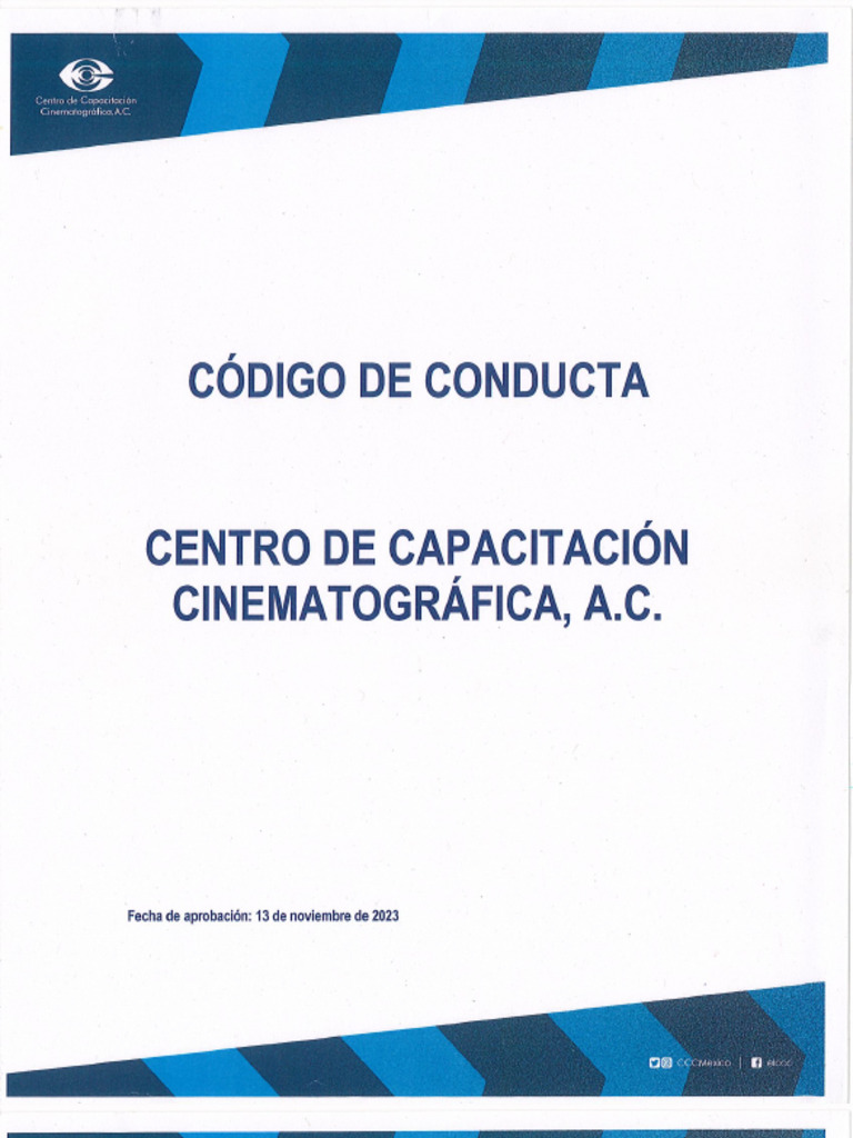 Codigo de Conducta CCC2024 | PDF