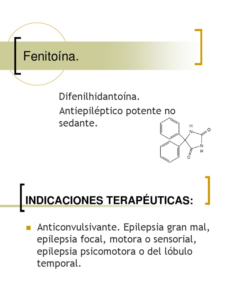 Fenitoína | PDF | Farmacocinética | Medicamentos con receta