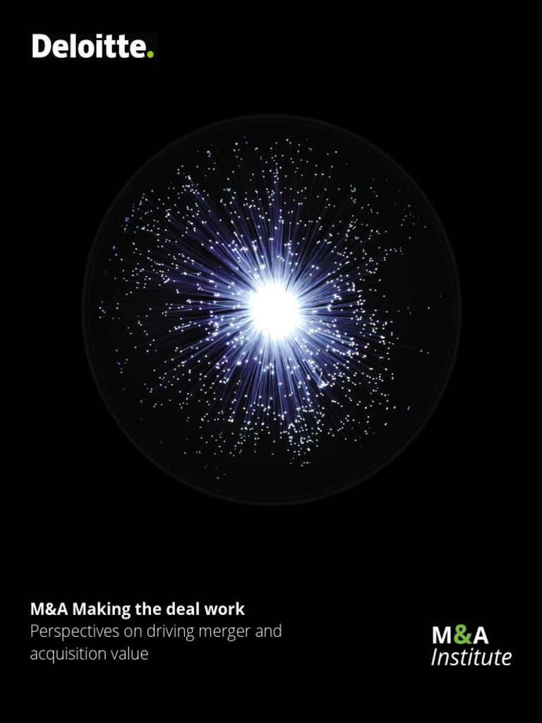 Us Ma Making the Deal Work Compendium | PDF | Mergers And Acquisitions ...