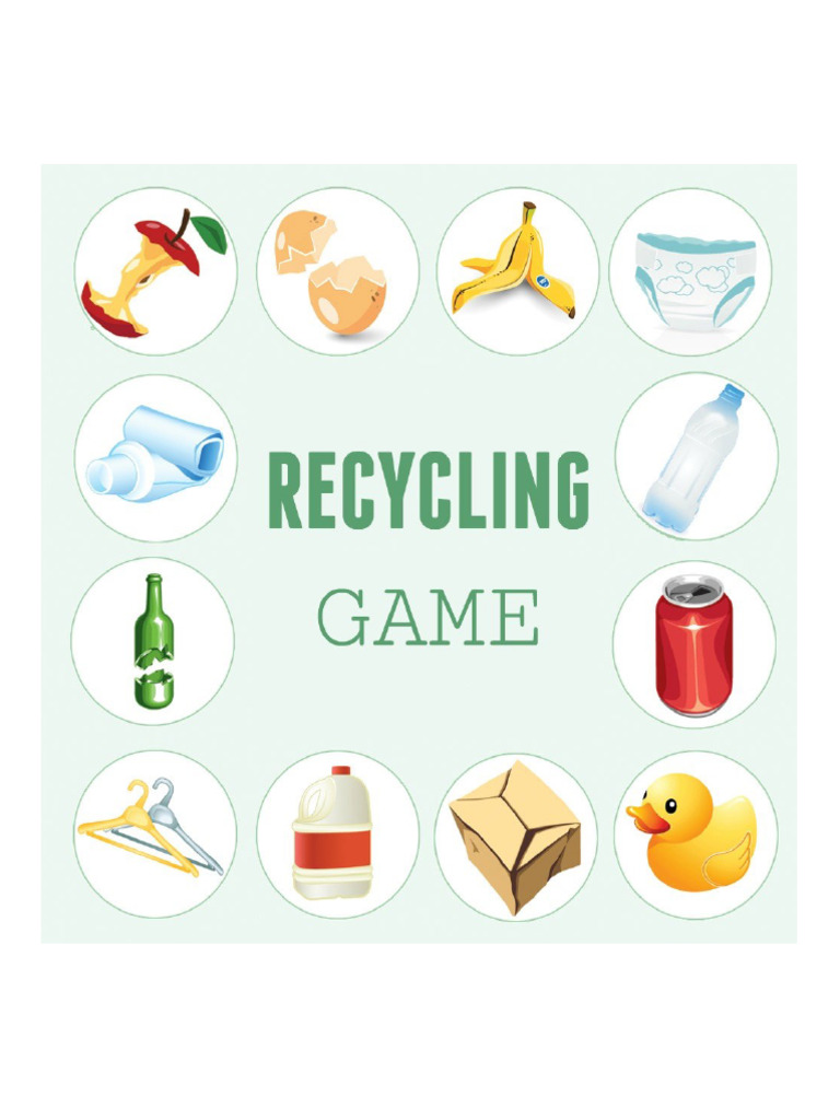Recycling Sorting Game Instructions | PDF | Recycling | Waste
