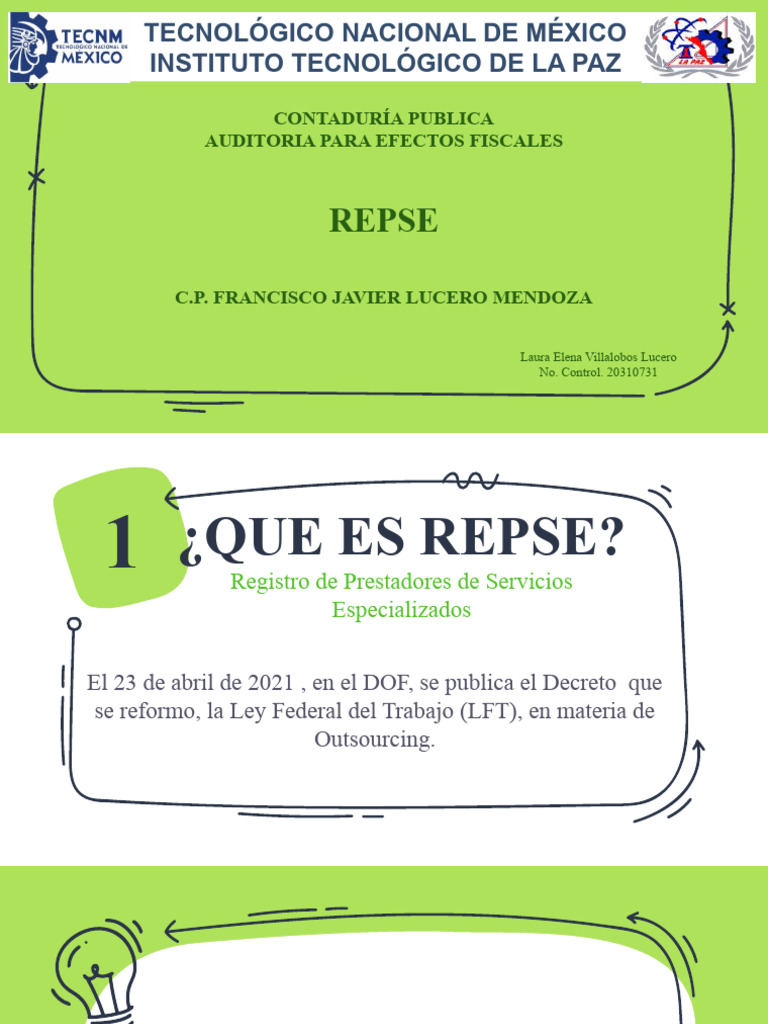 Presentacion Repse | PDF | Outsourcing | Economias