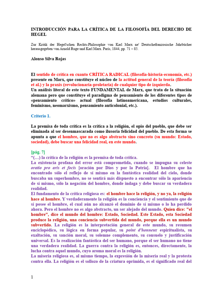 Marx Teoría Praxis | PDF | Karl Marx | Georg Wilhelm Friedrich Hegel