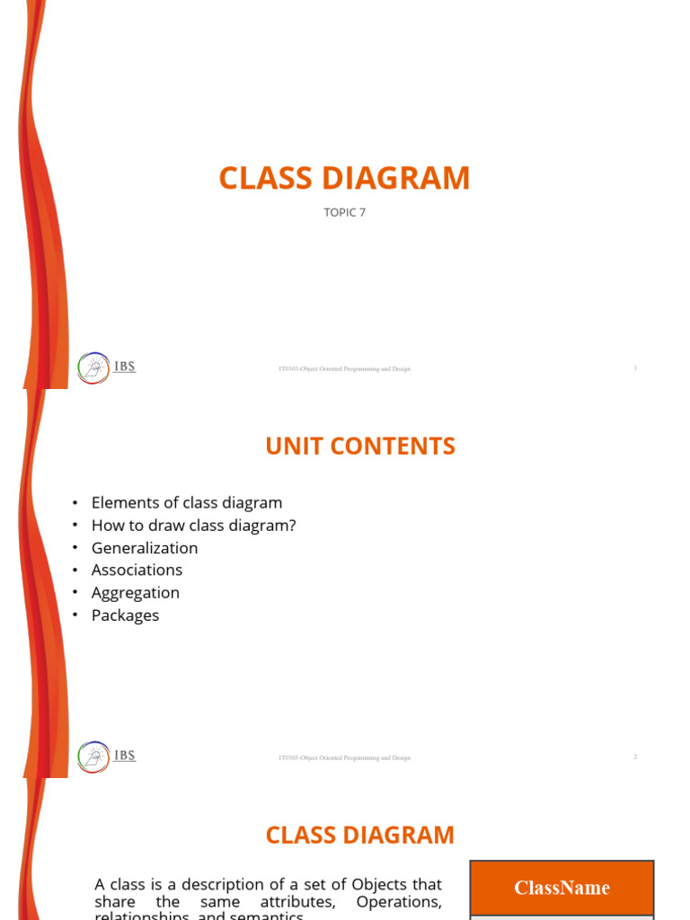 Topic 7 Class Diagram | PDF | Inheritance (Object Oriented Programming ...