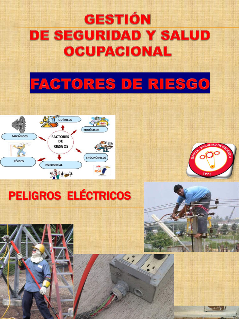 1. FACTORES DE RIESGO (2) | Descargar gratis PDF | Riesgo | Seguridad y salud ocupacional