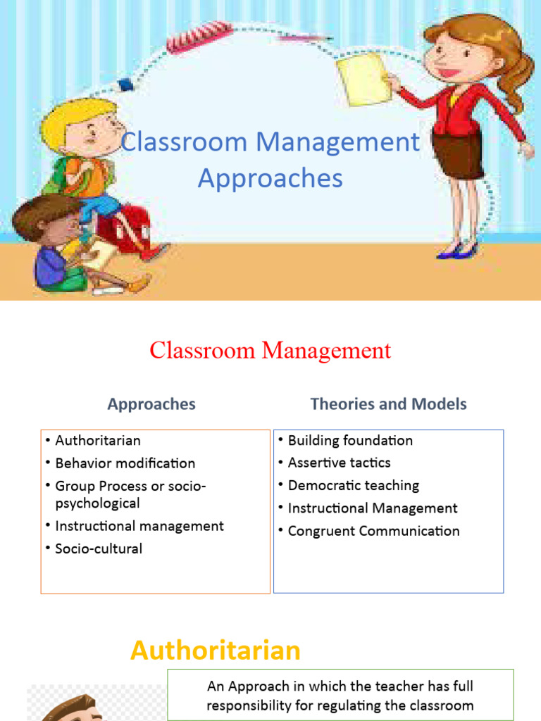 3 Approach in Classroom Management | PDF