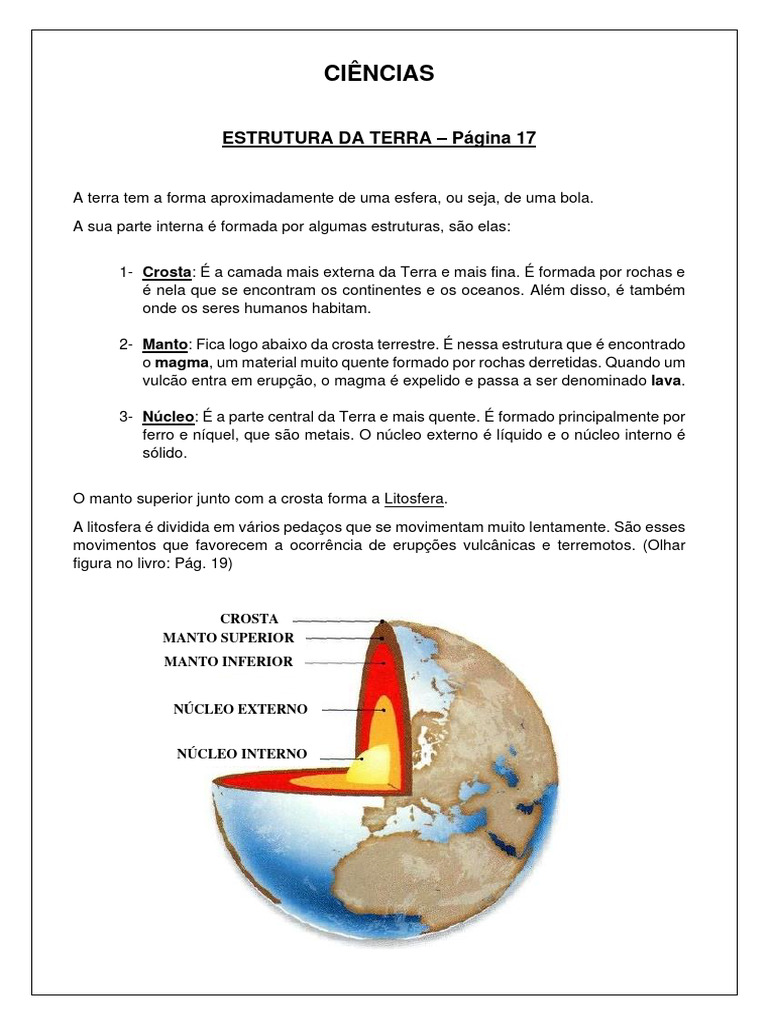 Estrutura Da Terra | PDF