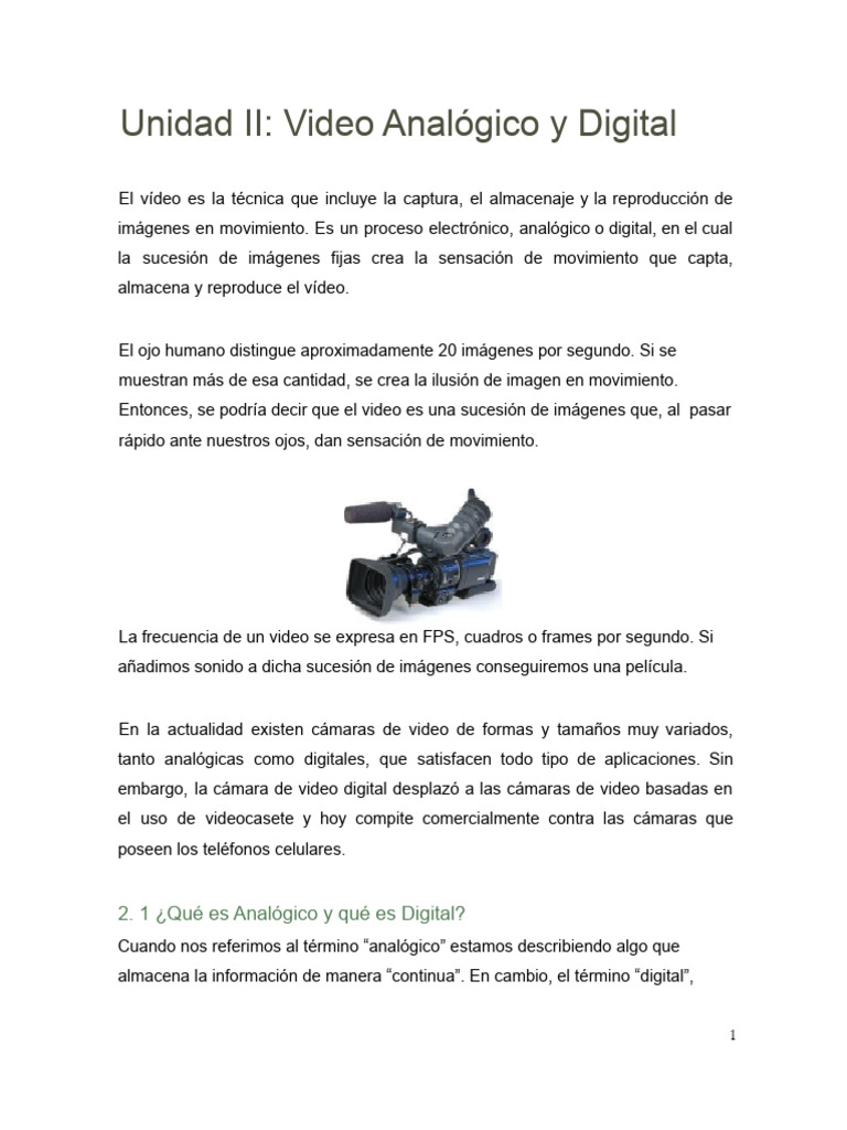 Unidad II | PDF | Dispositivo de carga acoplada | Códec