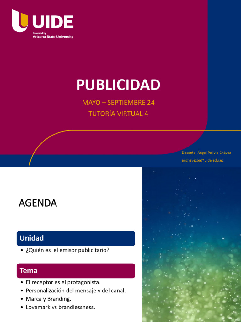 04+publicidad+ +Tutoría+Virtual+#4 | PDF | Marca | Gestión de la marca